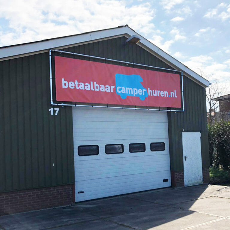 Wand frame spandoek bestellen - TopSpandoek.com