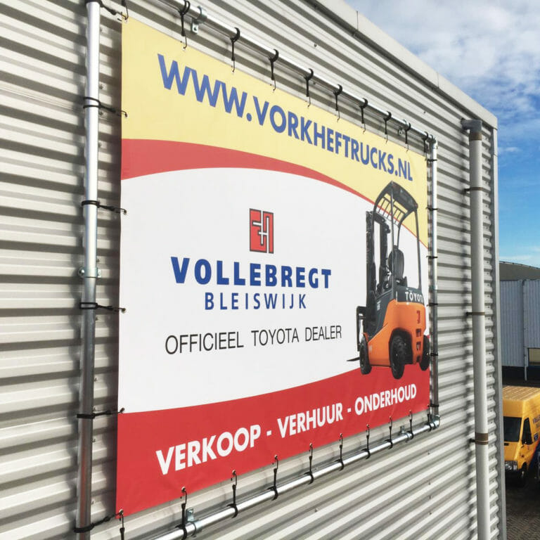 Wand frame spandoek bestellen - TopSpandoek.com